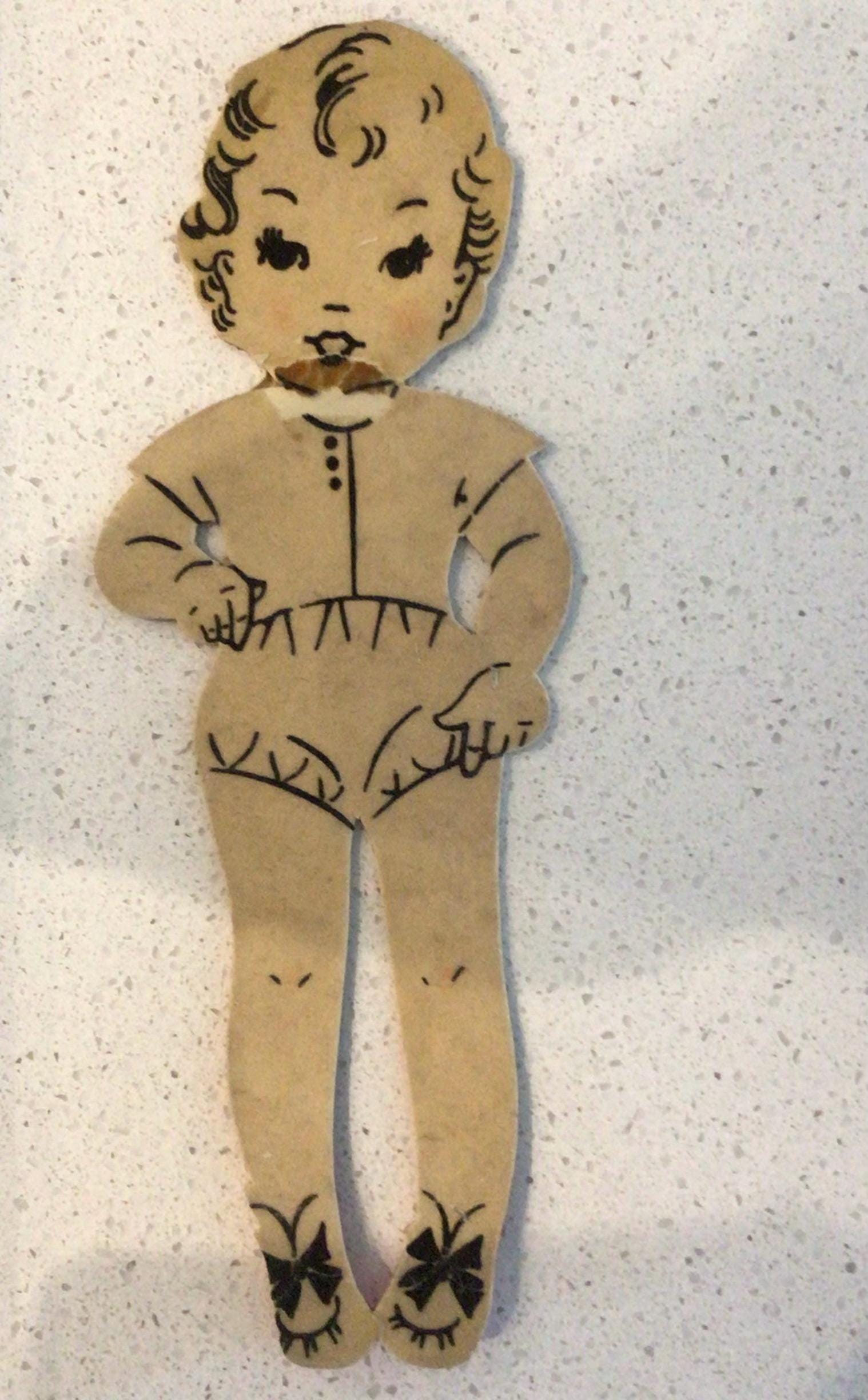 Vintage Spears English Paper Doll - Etsy