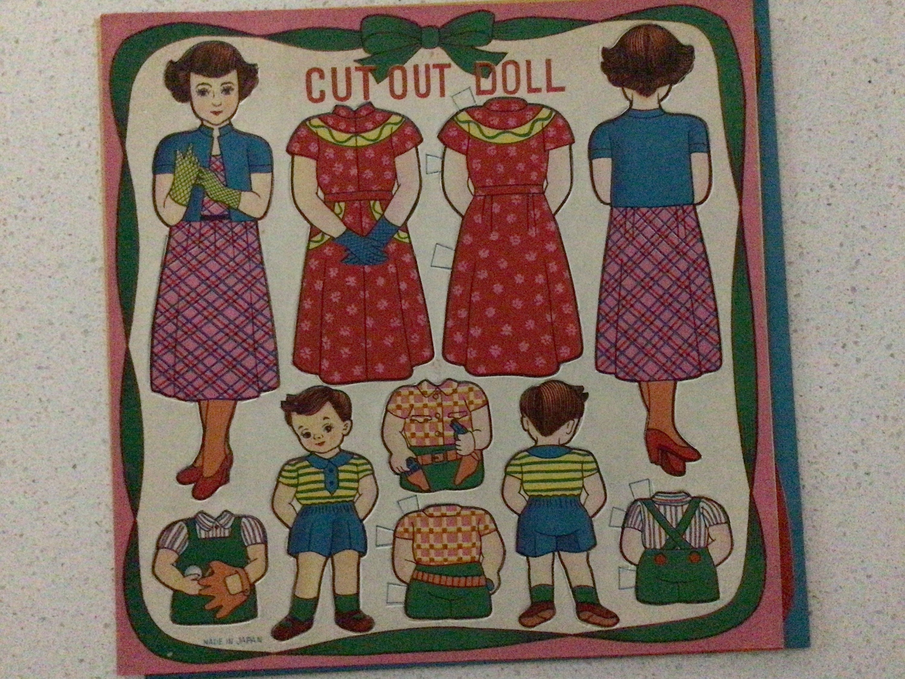 Vintage Japanese Paper Dolls - Etsy