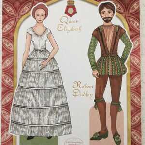English Queens Paper Dolls - Etsy