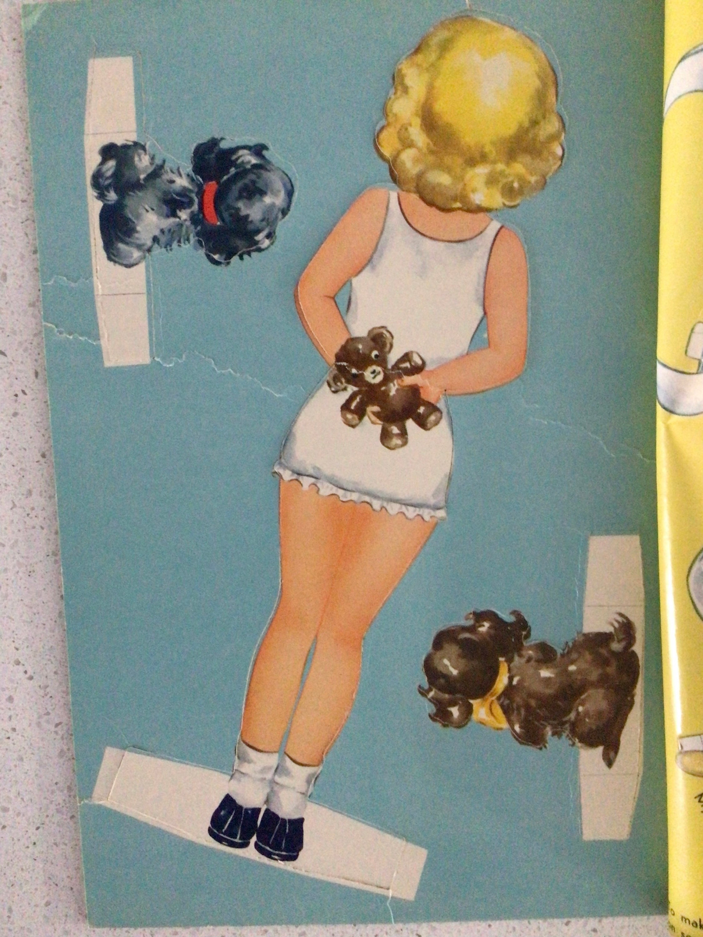Vintage magic Eye Dutch Paper Doll Book - Etsy