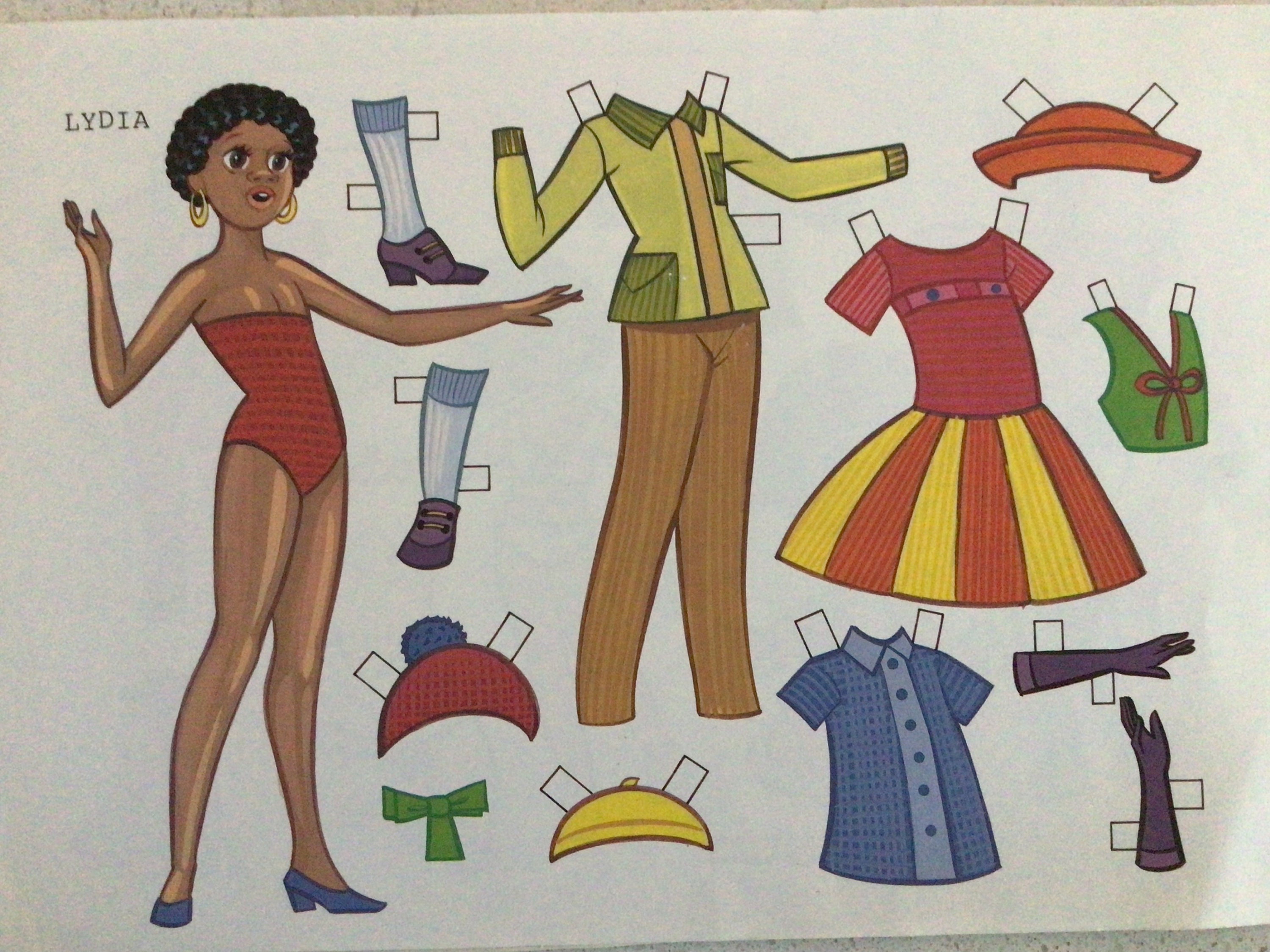 Vintage Paper Doll Spanish Sheets. - Etsy