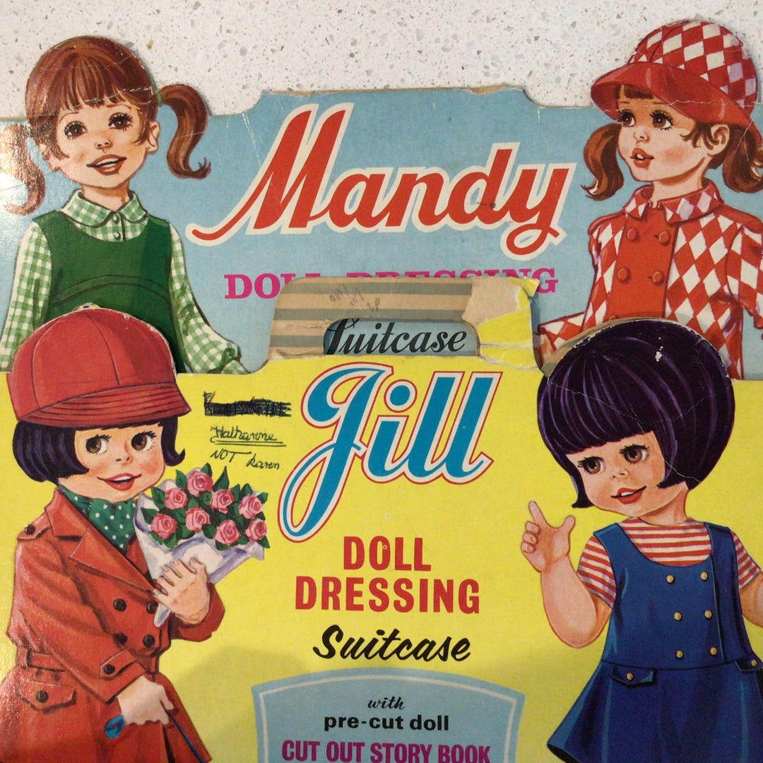 Vintage English Paper Doll Dressing Books - Etsy