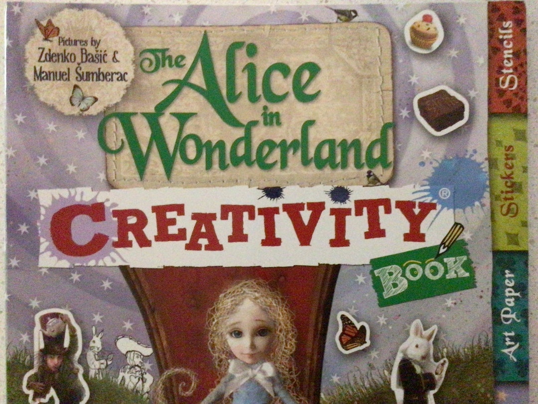 Alice in Wonderland Activity Book - Etsy