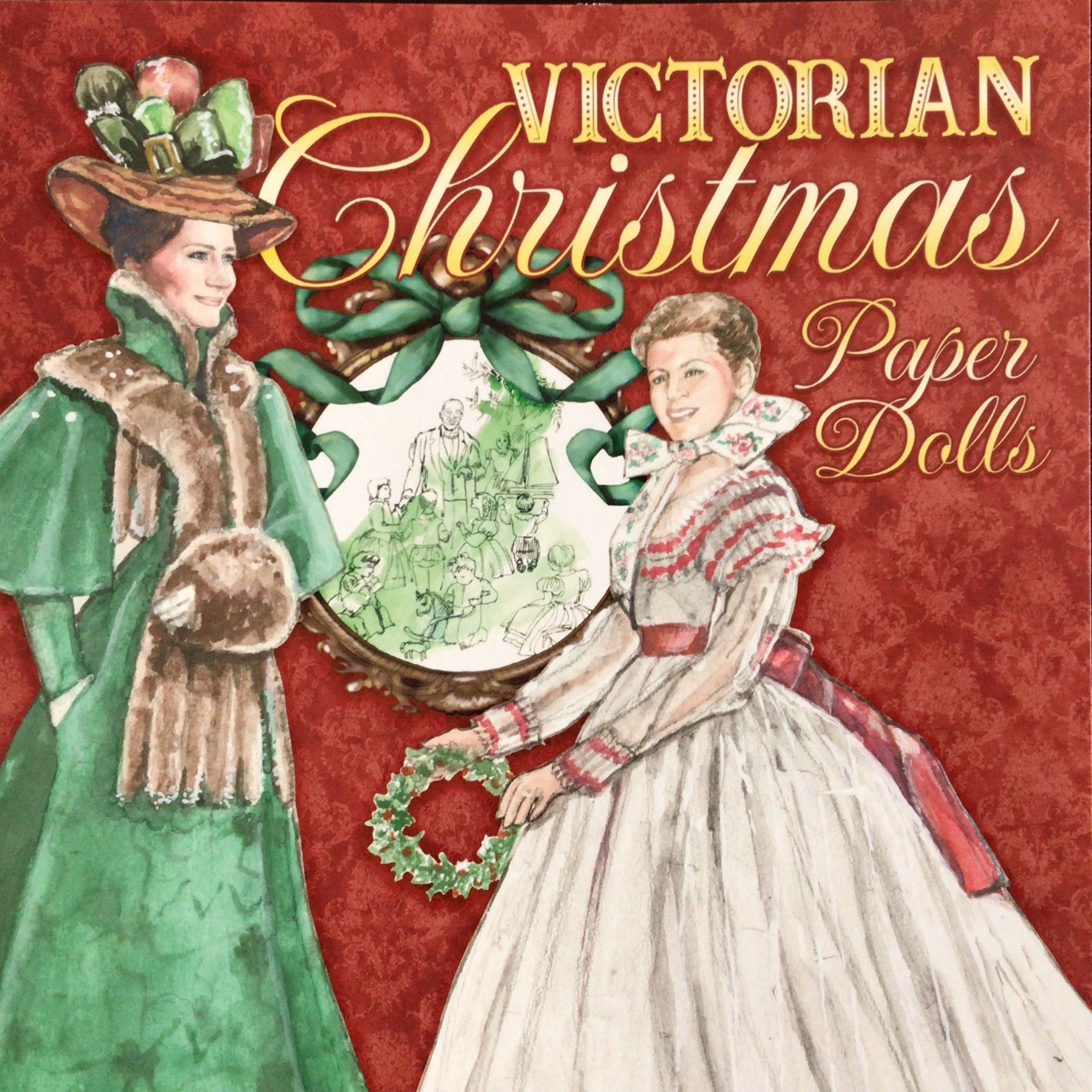 Victorian Christmas Paper Dolls - Etsy