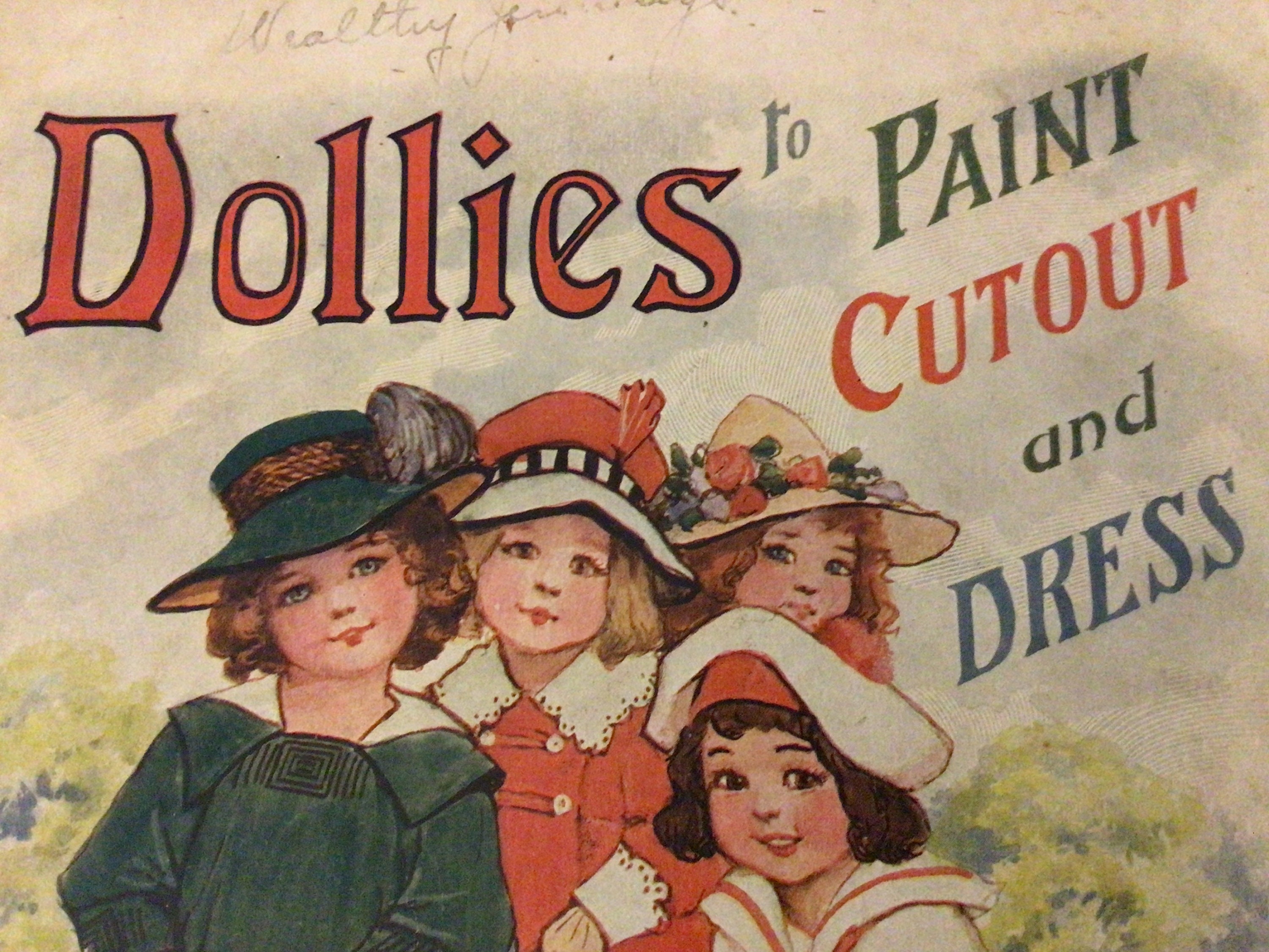 Vintage Dollies to Paint Cutout & Dress - Etsy