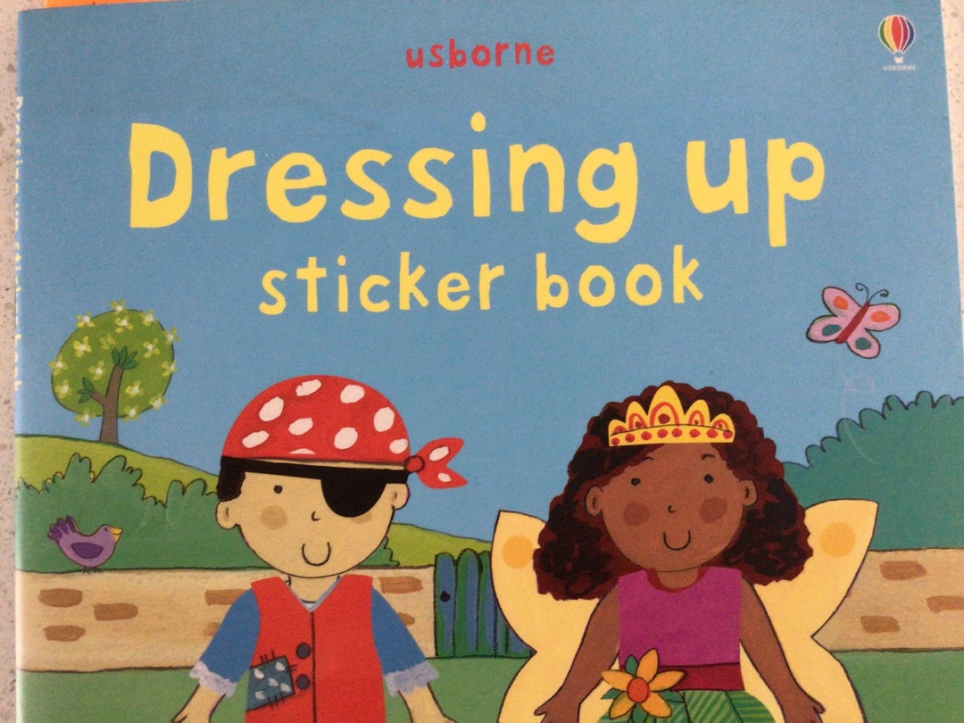 Usborne Dressing up Sticker Book - Etsy