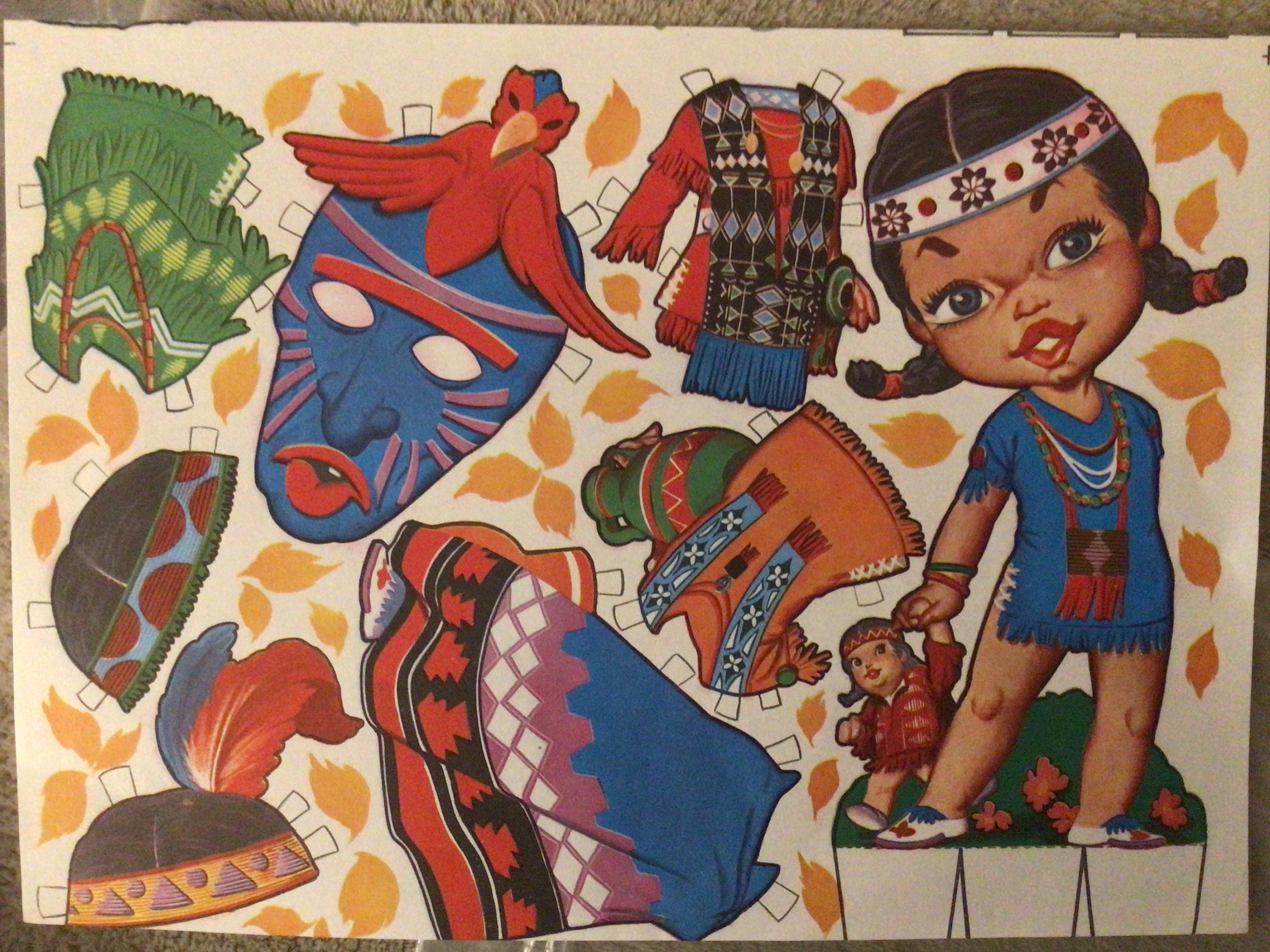 Paper Doll Folk Costumes of the Americas - Etsy