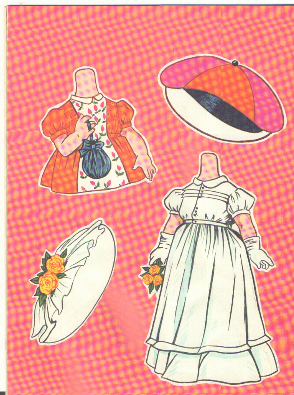 Vintage English Paper Doll Dressing Book - Etsy