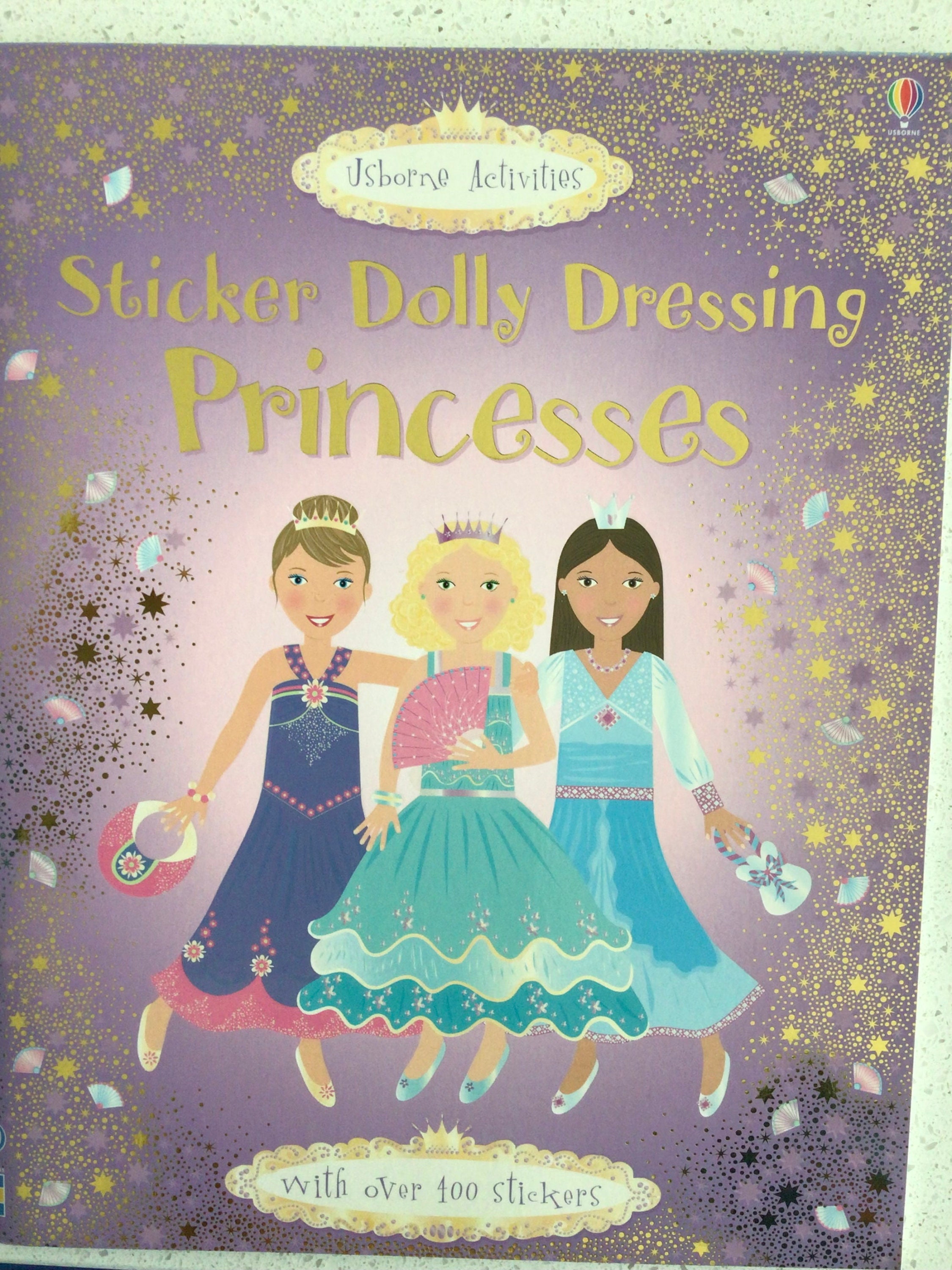 Princesses Sticker Paper Doll Book - Etsy