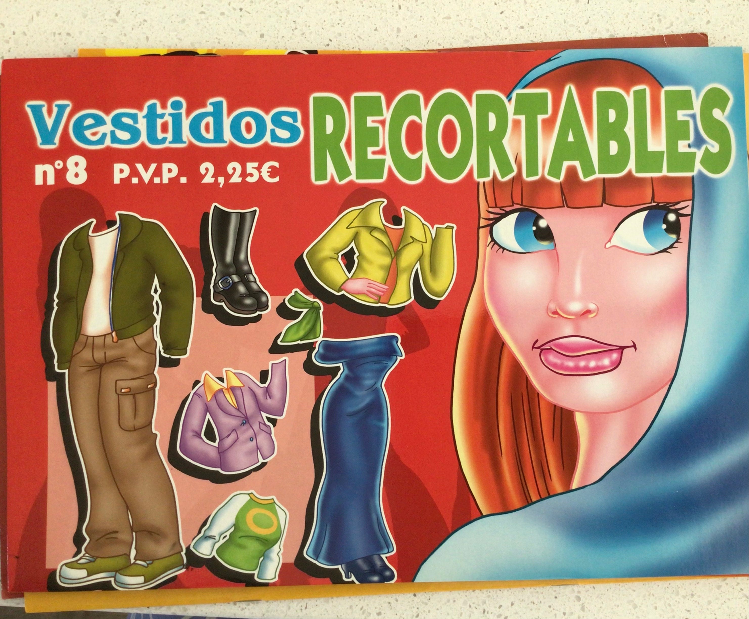 Spanish Paper Doll Book - Etsy