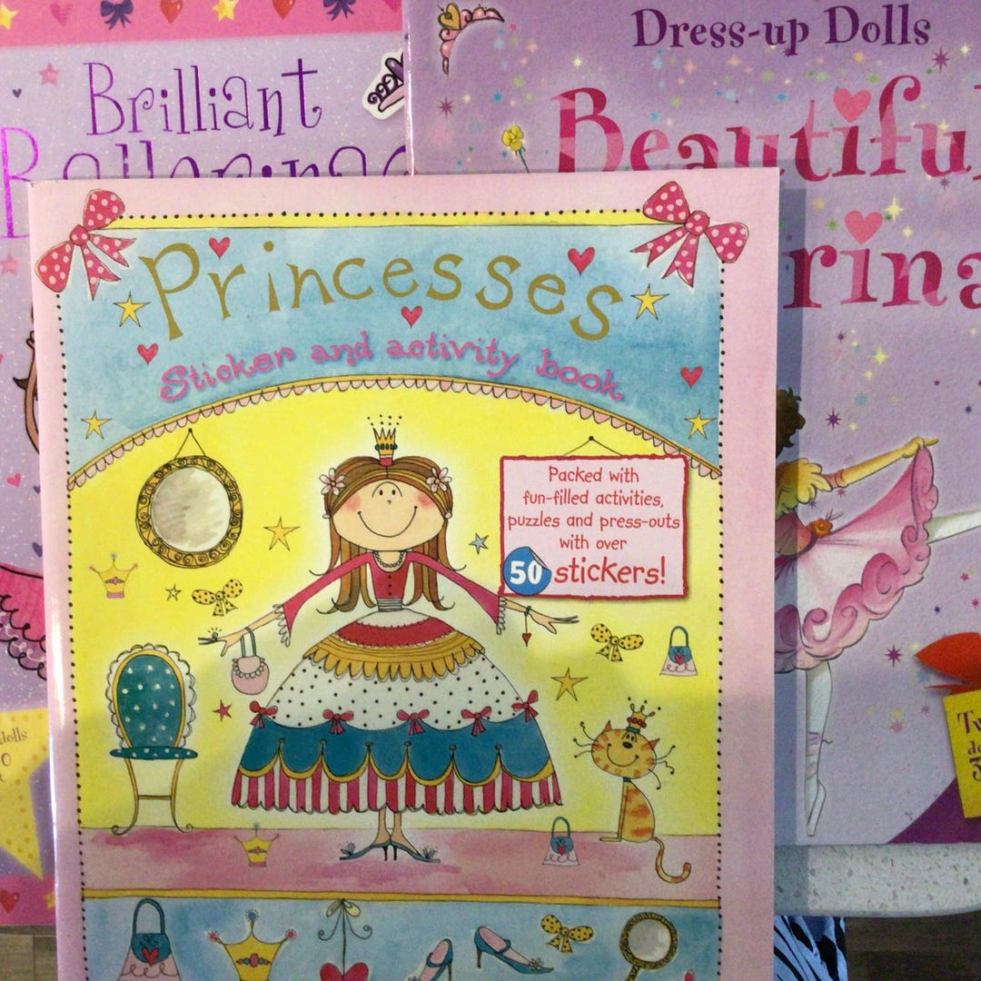 Vintage English Dress up Paper Doll Books - Etsy