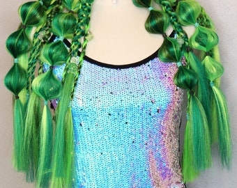 2X Festival Rave Hair Extension - Etsy