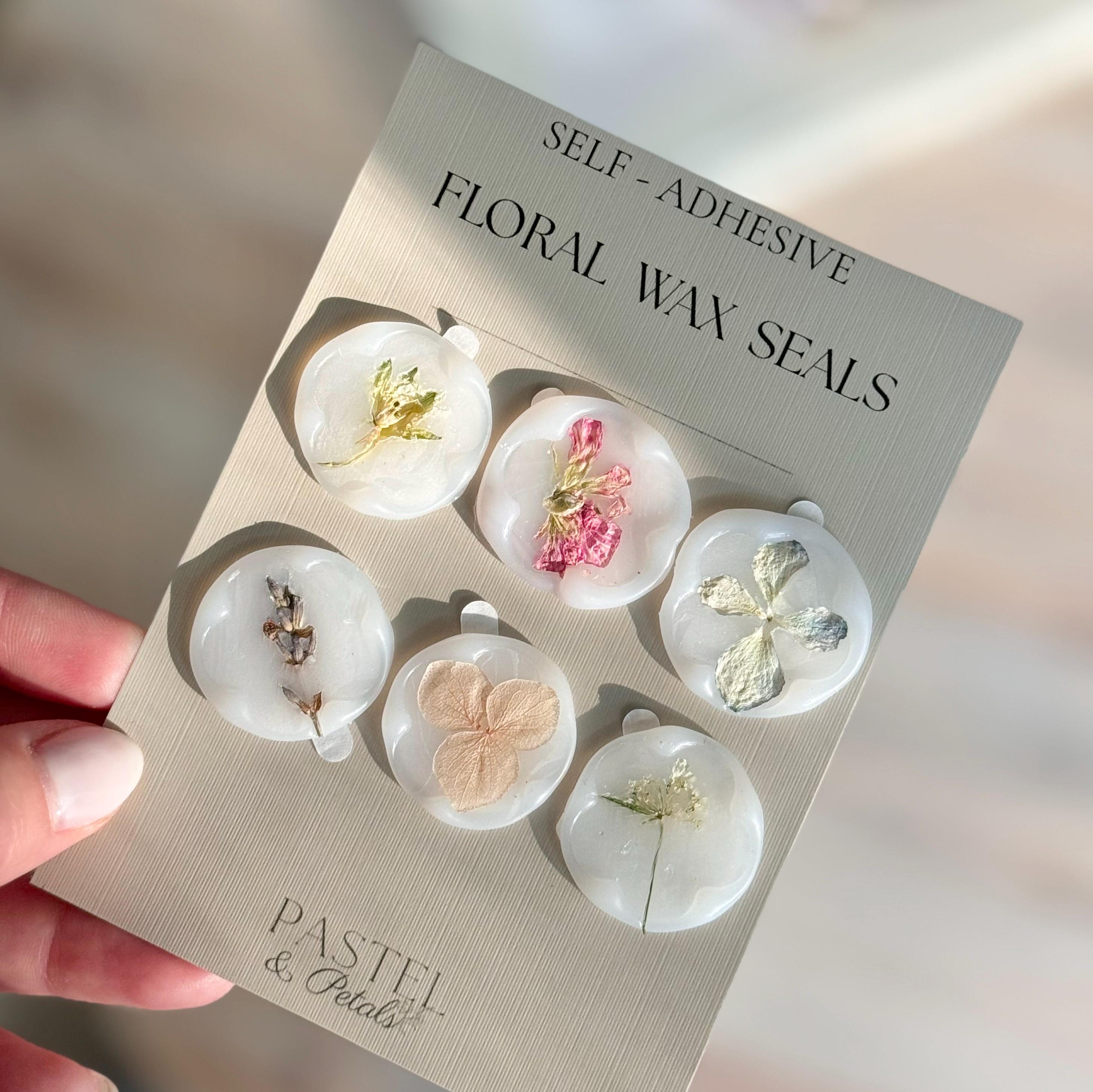 Self Adhesive Pressed Flower Wax Seals for Invitations & Gifts - Etsy
