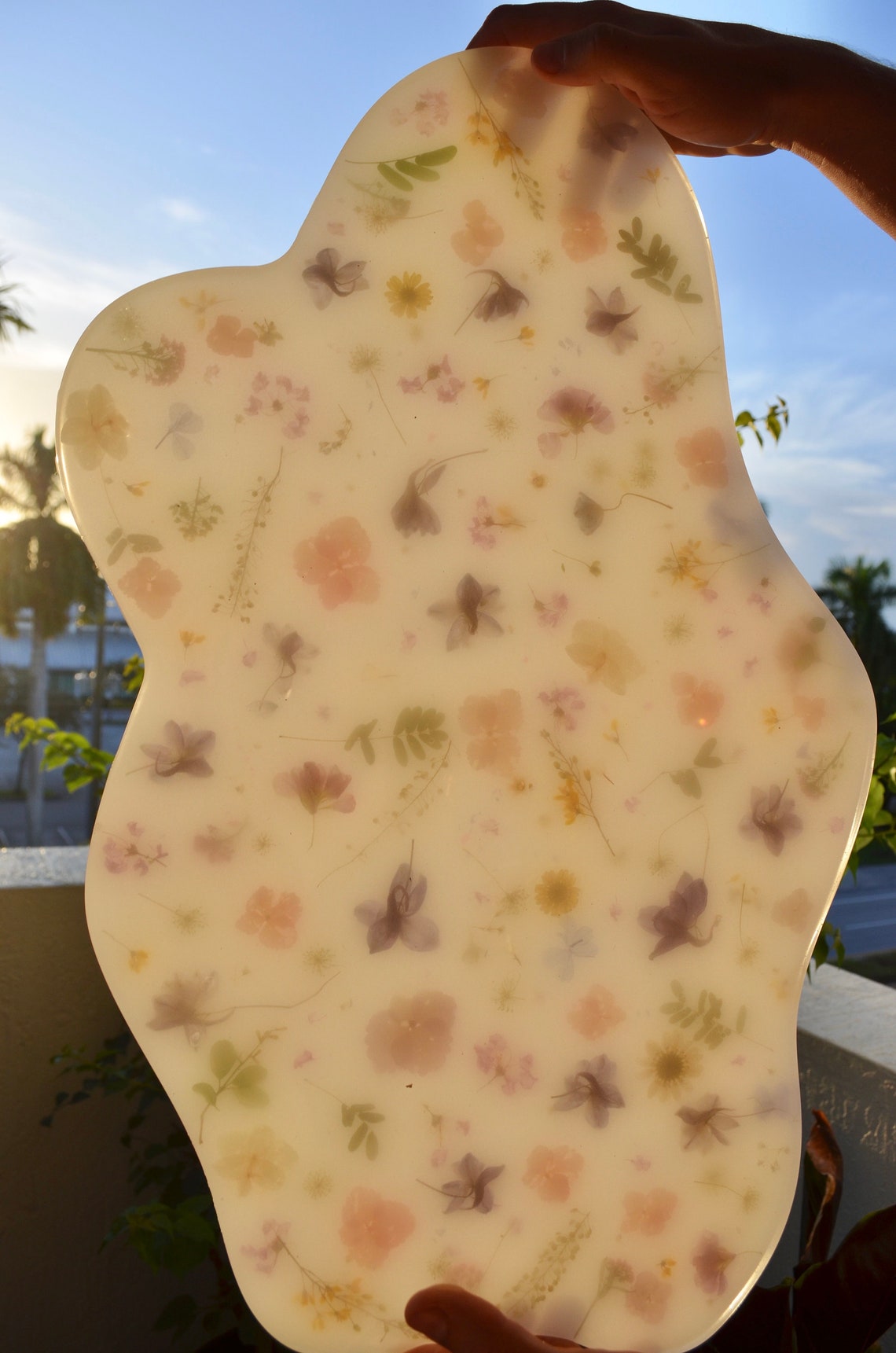 Unique Resin Coffee Table Real Pressed Flower Table Epoxy - Etsy