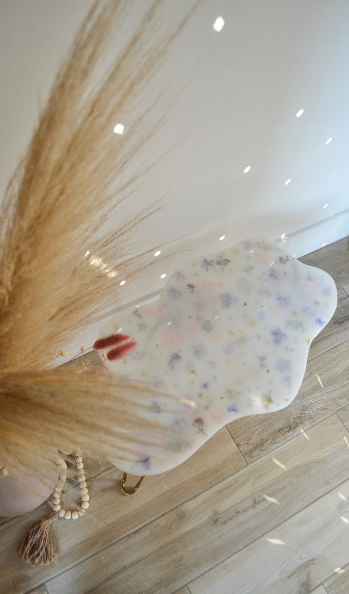 Unique Resin Coffee Table Real Pressed Flower Table Epoxy - Etsy