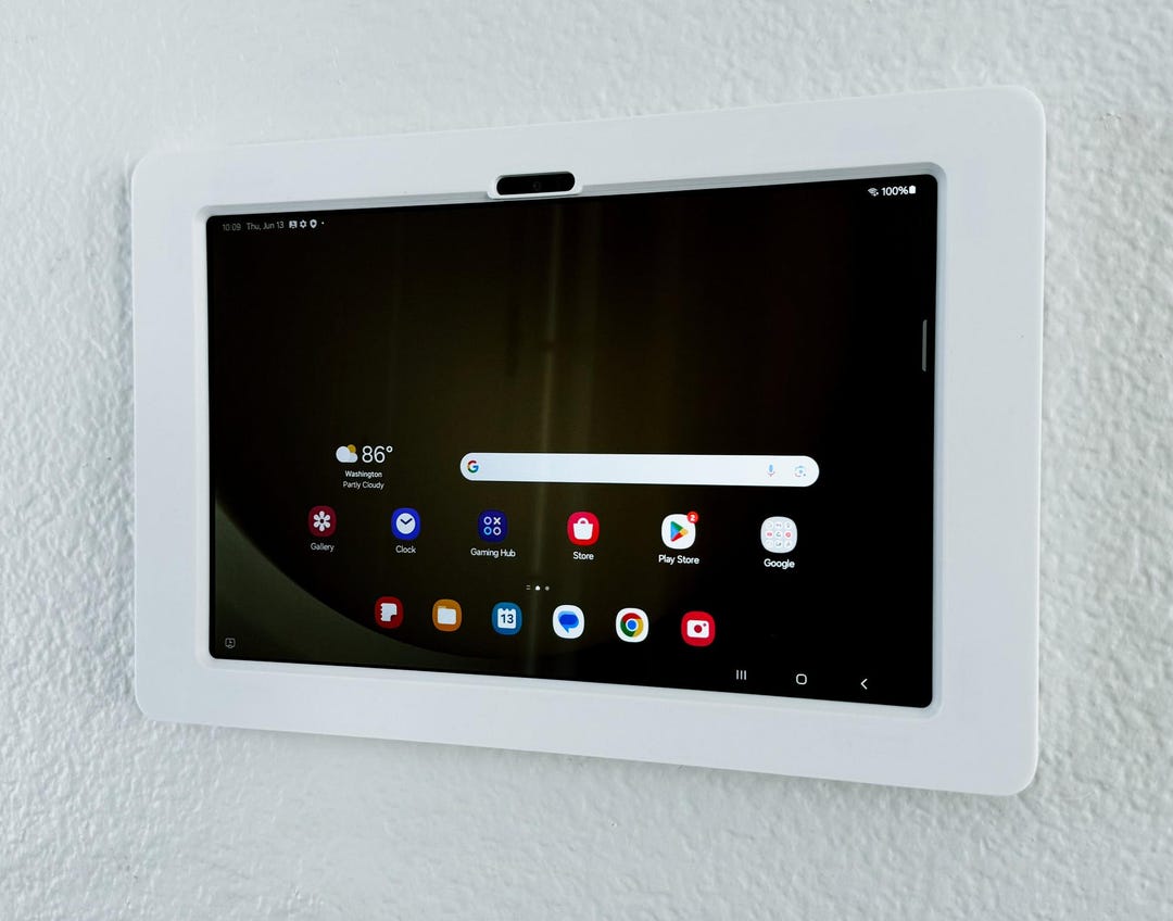 Samsung Galaxy Tab A8 10.5 Wall Mount Tablet Holder 3D Printed Wall ...