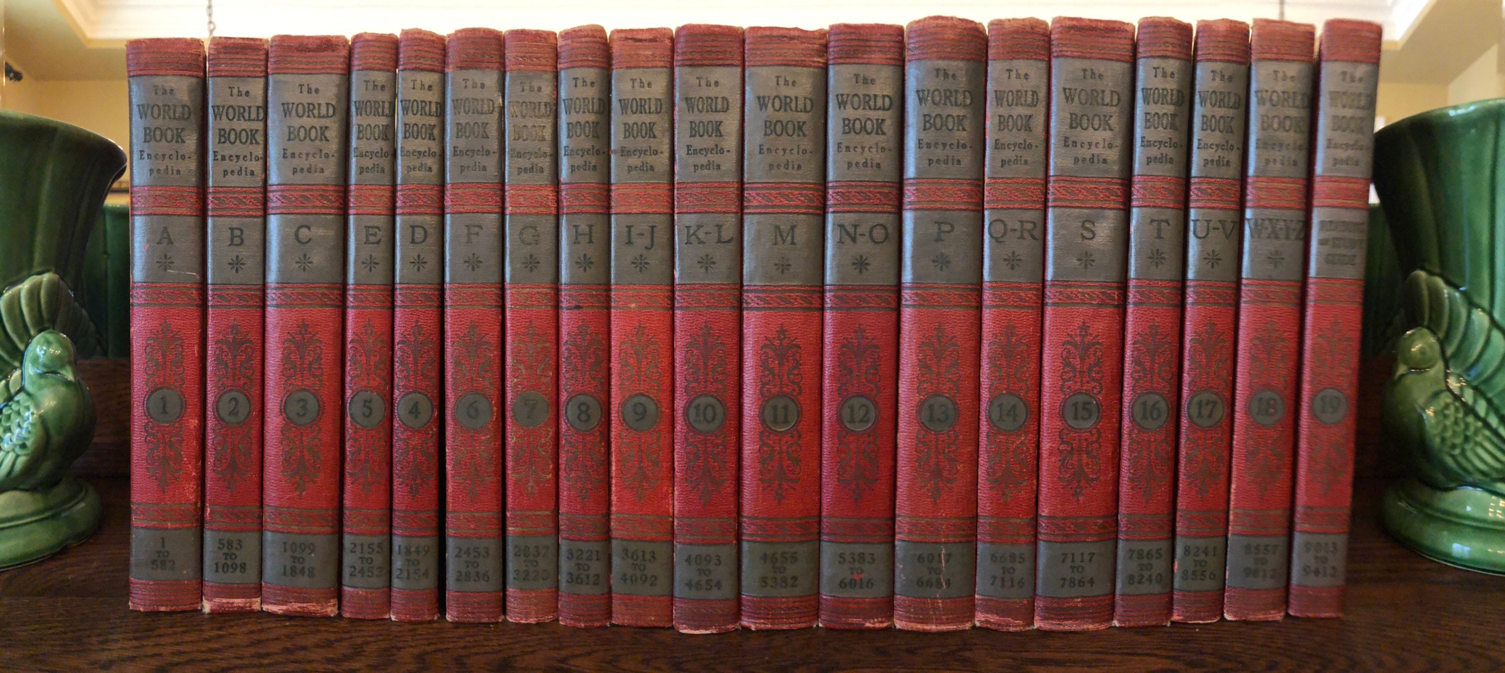 The World Book Encyclopedia A to Z 19 Volumes © 1952 | Etsy