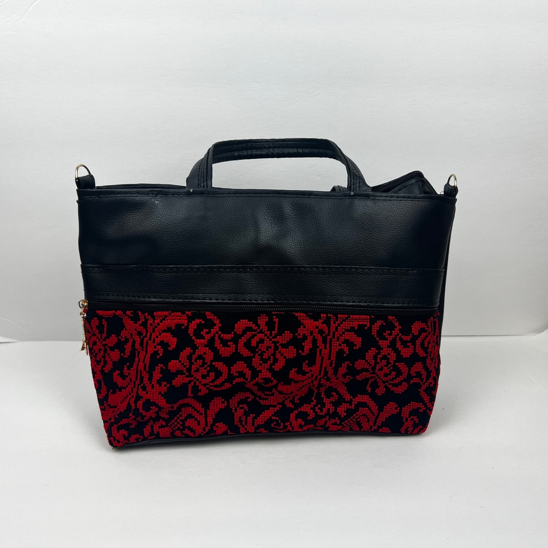 Palestinian Embroidered Large Purse/handbag With Adjustable/removable ...