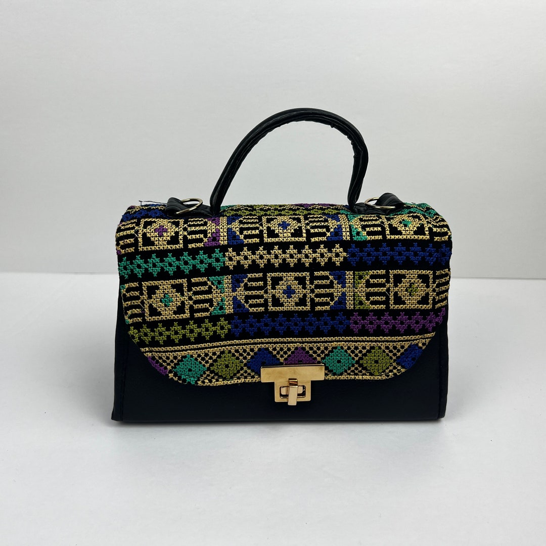 Palestinian Embroidered Purse/handbag With Adjustable/removable Strap ...