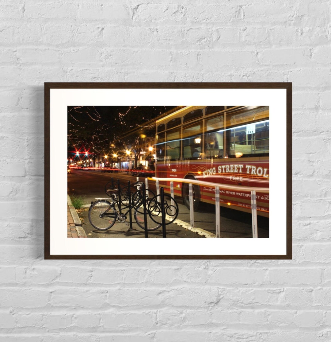 King Street Trolly PRINT | Long Exposure Original Photography | Urban ...