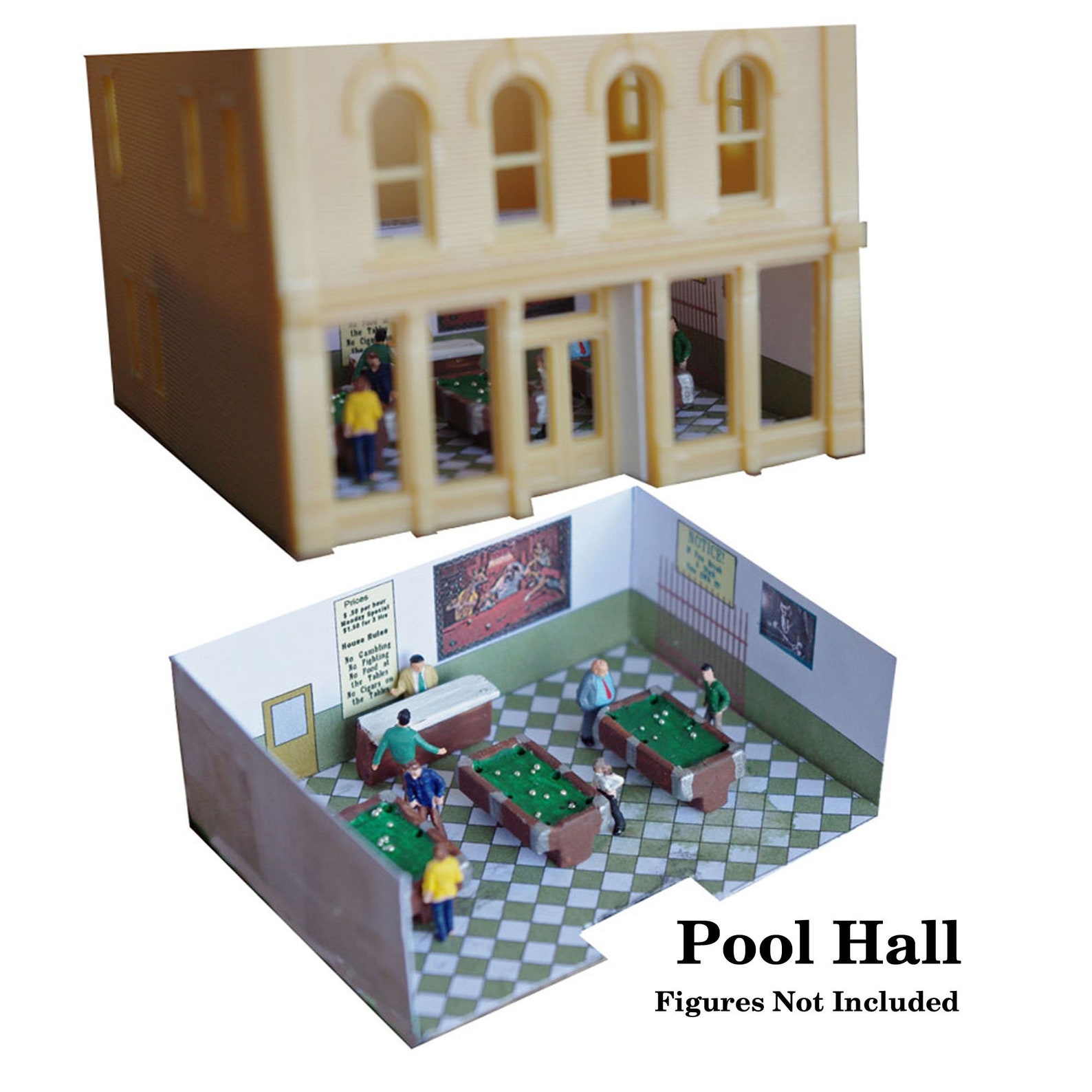 Miniature Interiors for *DPM N Scale Buildings - Etsy