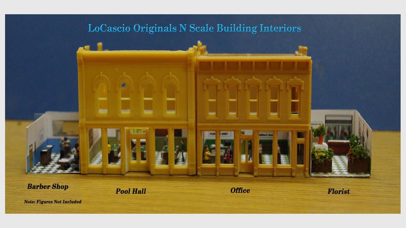 Miniature Interiors for *DPM N Scale Buildings - Etsy