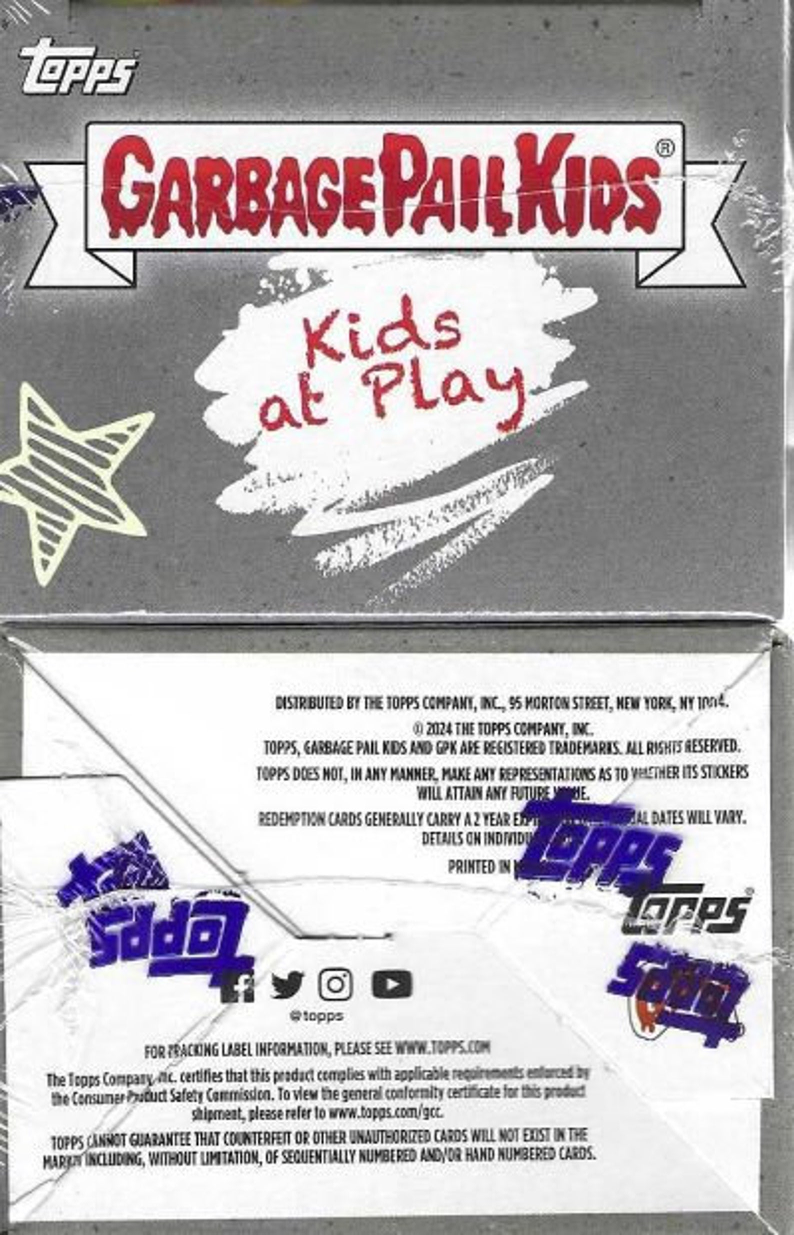 2024 Topps GPK Series 1 Blaster Box Kids-at-play - Etsy
