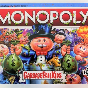 2020 Topps Garbage Pail Kids 35th Anniversary MONOPOLY Game - Etsy