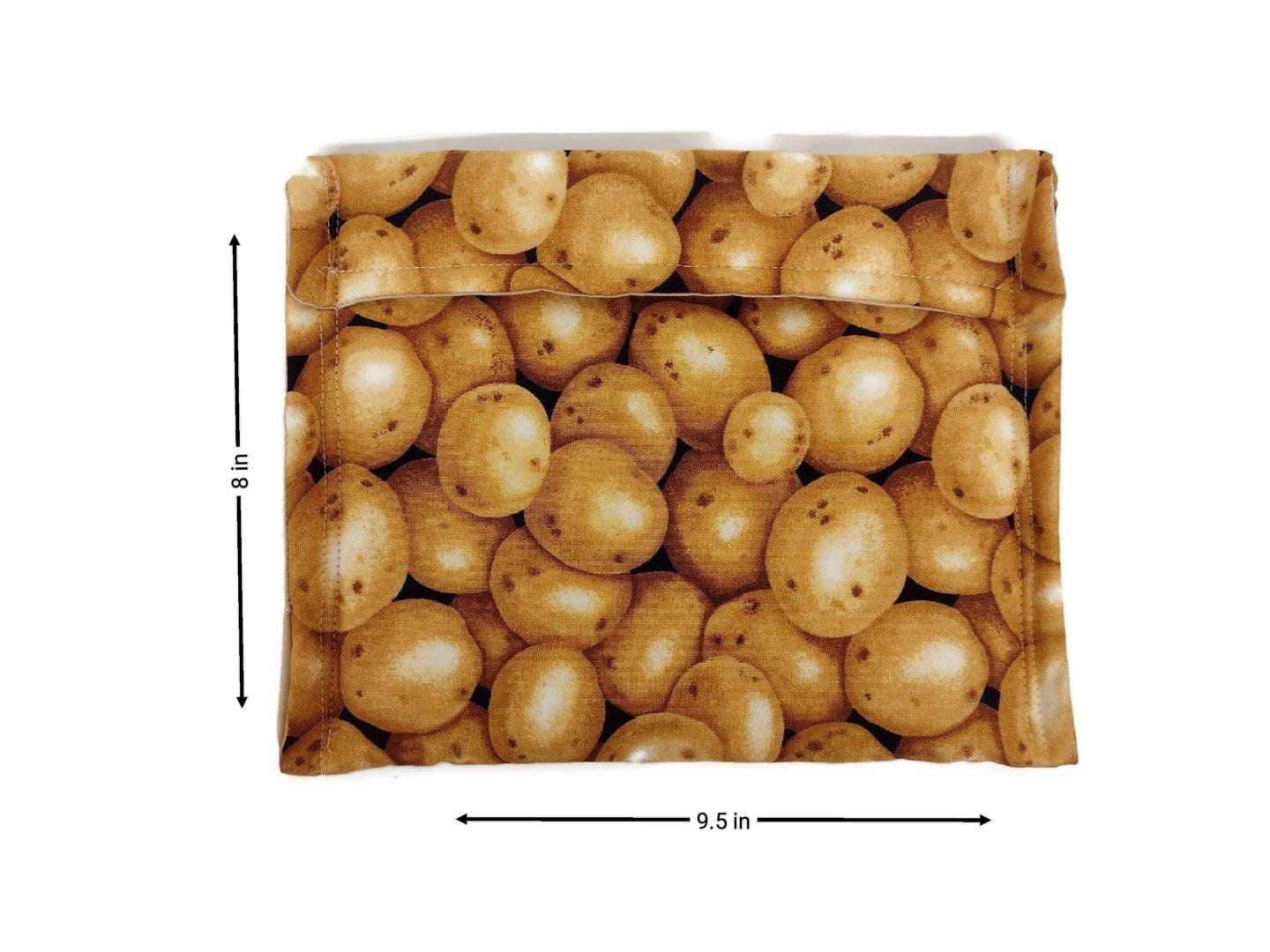 Potato Bag, Microwave Safe Potato Bag, Potato Print Potato Bag, All ...