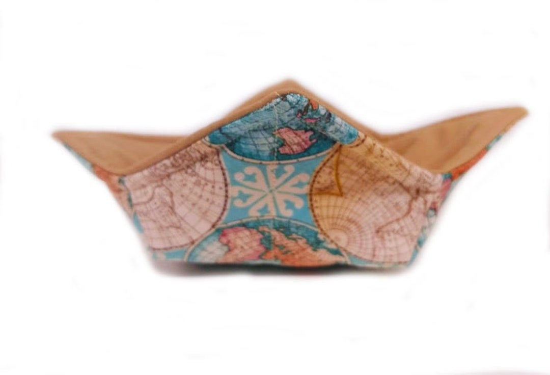 Bowl Cozy Microwave Safe Cotton Soup Hot Bowl Pot Holder in an Antique ...