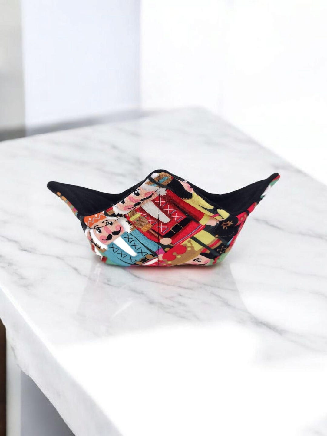 Bowl Cozy Microwave Safe Cotton Soup Hot Bowl Pot Holder in a Christmas ...