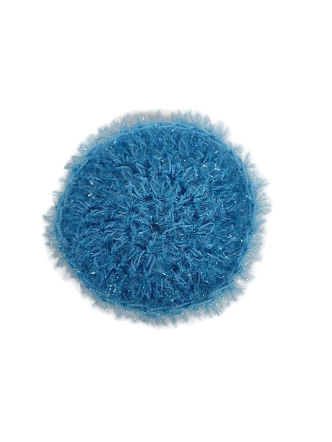 Blue Crochet Scrubby for Dishes or Cleaning - Etsy
