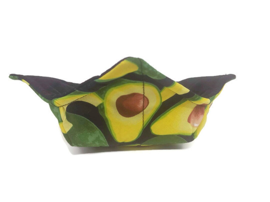 Bowl Cozy Microwave Safe Cotton Hot Soup Bowl Potholder in a Reversible ...