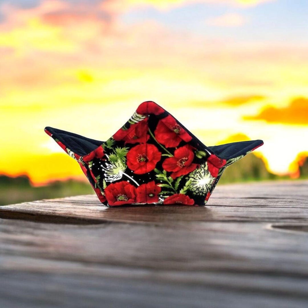 Bowl Cozy Microwave Safe Cotton Soup Hot Bowl Pot Holder in a ...