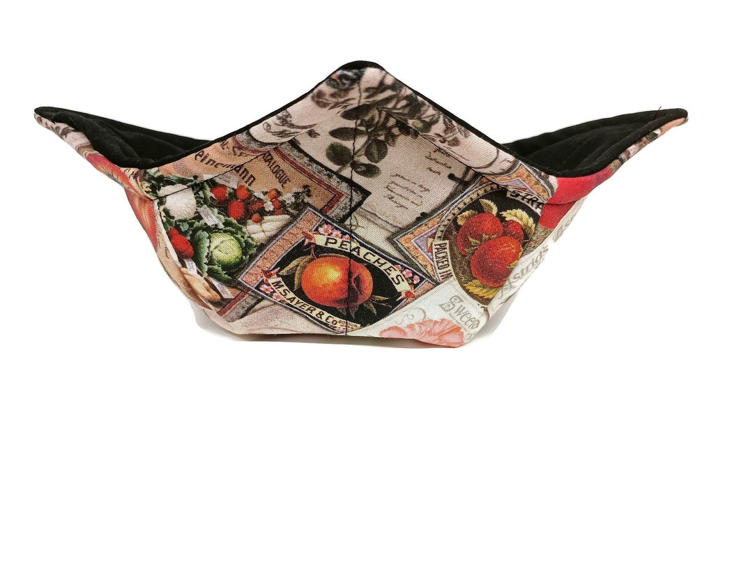 Bowl Cozy Microwave Safe Cotton Soup Hot Bowl Pot Holder in a Seed ...