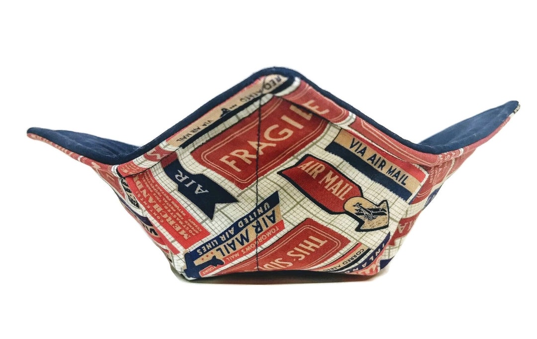 Bowl Cozy Microwave Safe Cotton Soup Hot Bowl Pot Holder in a Airmail ...