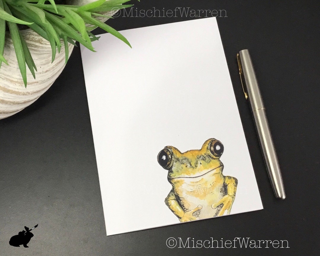 Frog Card. Blank or Personalised: Birthday, Fathers Day, Mothers Day ...