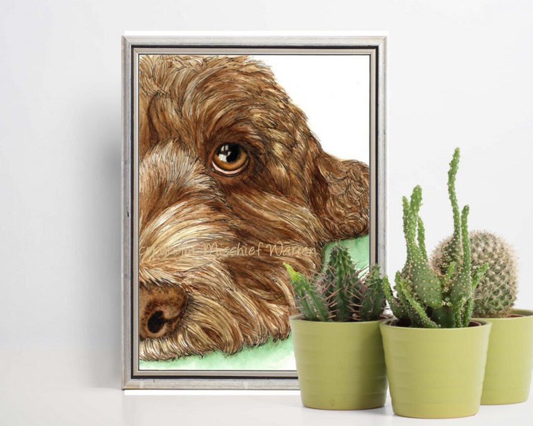 Cockapoo Print From My Watercolour Painting. Wall Art Picture Gift for ...