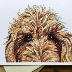 Cockapoo Dog Art Print From My Watercolour Painting. Dog Lovers Picture ...
