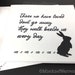 Sympathy Card for Rabbit Owner Condolence in Bereavement. Those We Have ...