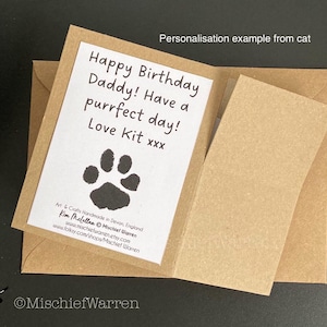 Black Cat Card. the Original Cat in a Box Card. 3D Blank or ...