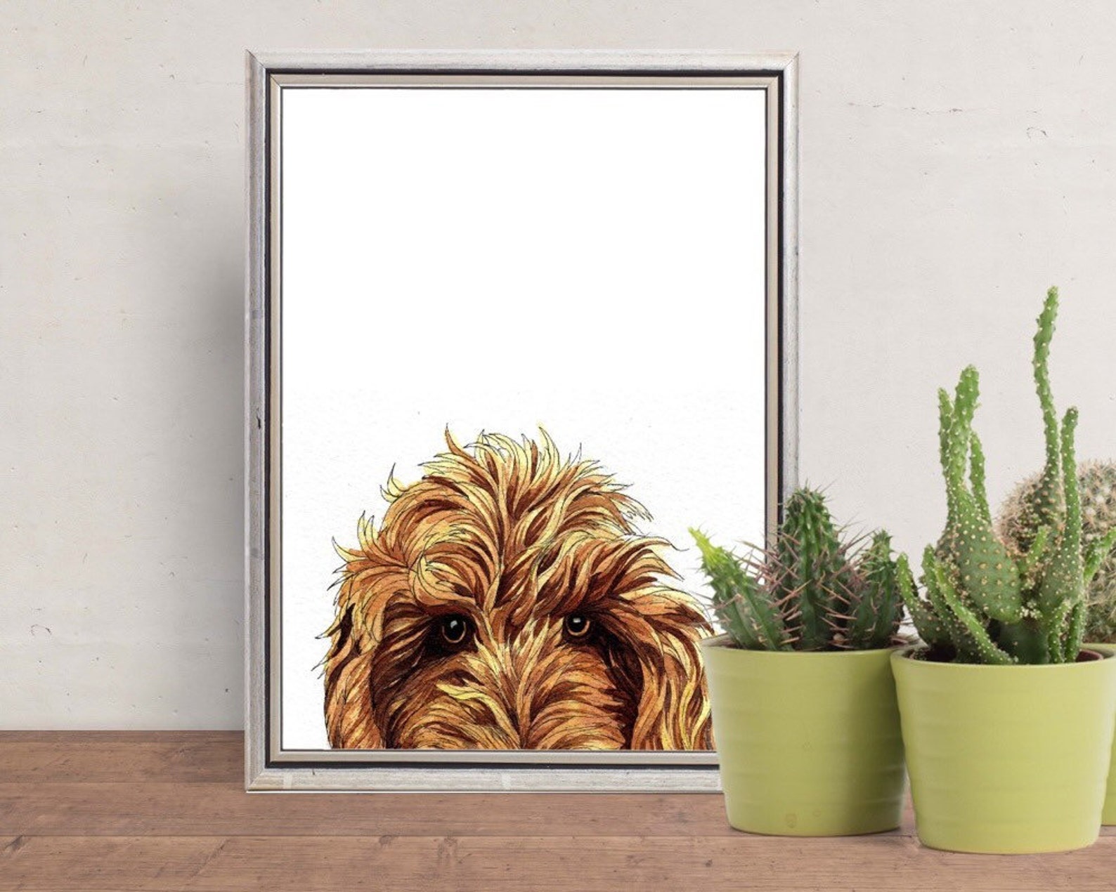 Cockapoo Dog Art Print From My Watercolour Painting. Dog - Etsy