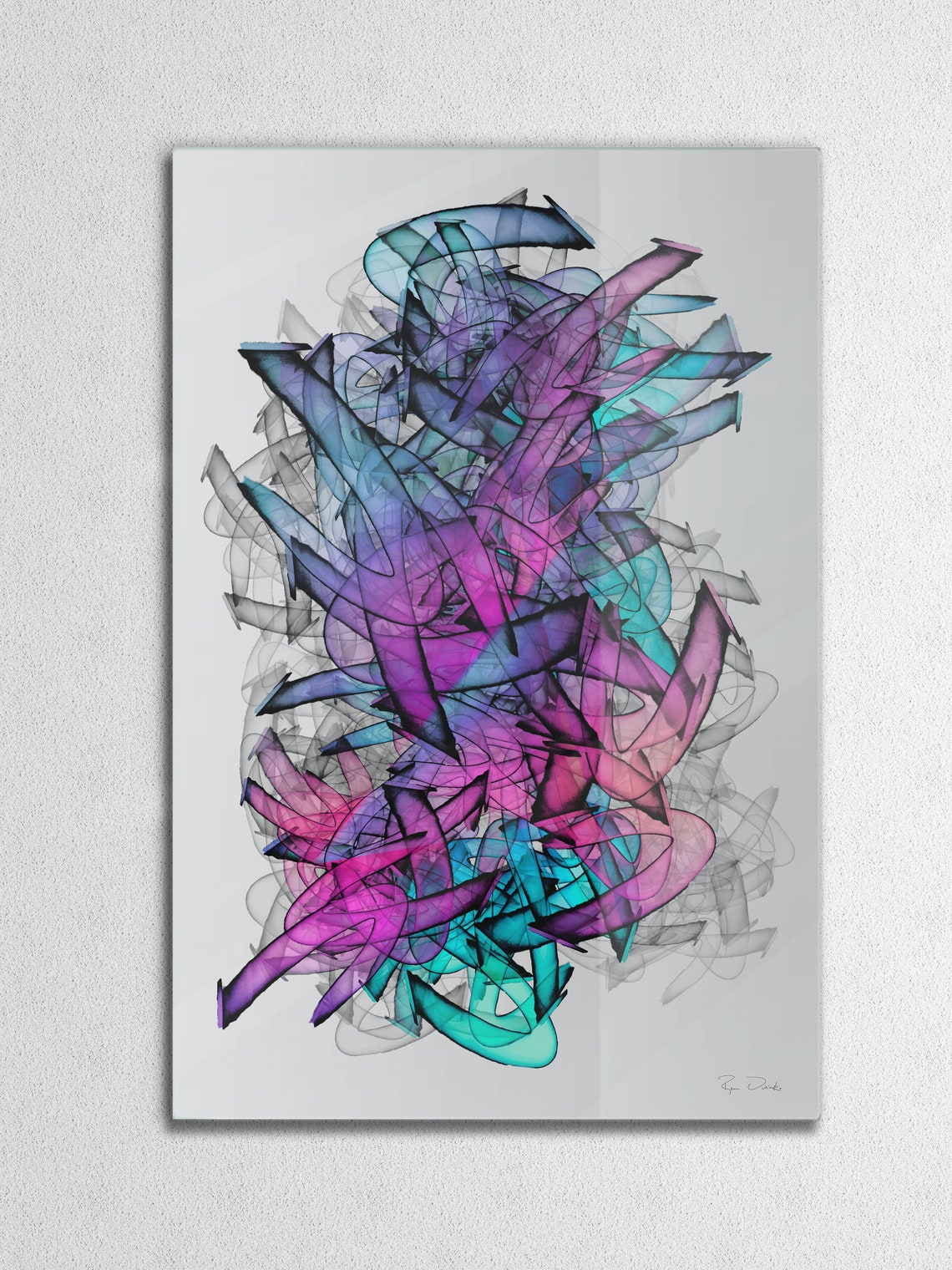 Large Abstract Graffiti Wall Art Painting - Etsy