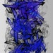 Ultra Violet Modern Abstract Graffiti Wall Art Painting - Etsy