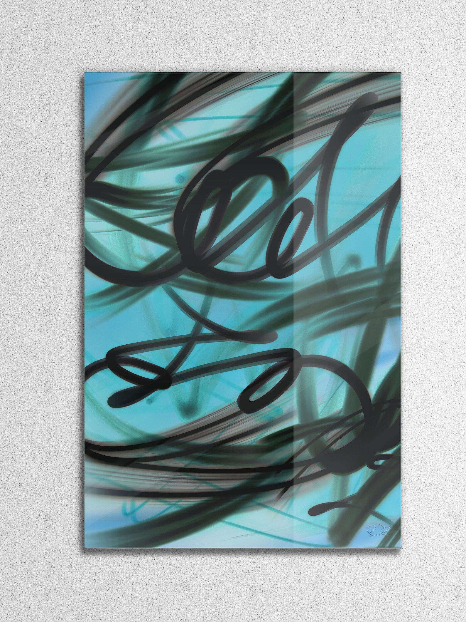 Abstract Graffiti Wall Art Large Modern Urban Art - Etsy