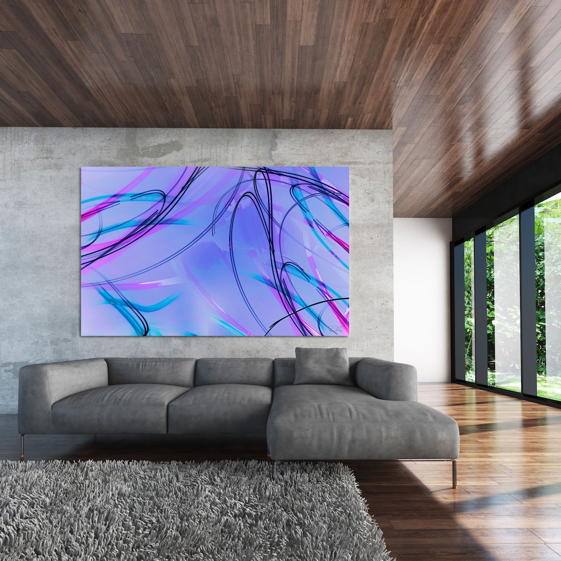 Vivid Abstract Wall Art Large Original Modern Art Painting - Etsy