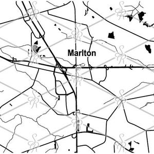 Marlton New Jersey City Map Whiskey Glass Gift - Etsy