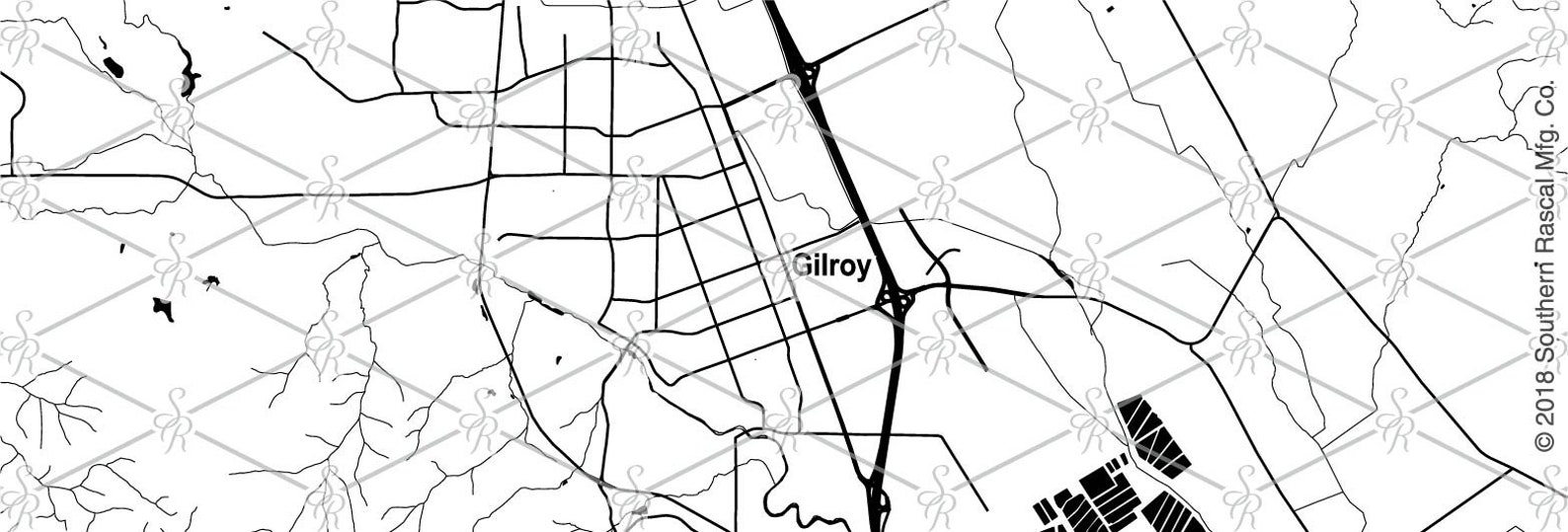 Gilroy California Map Whiskey Glass Gift - Etsy