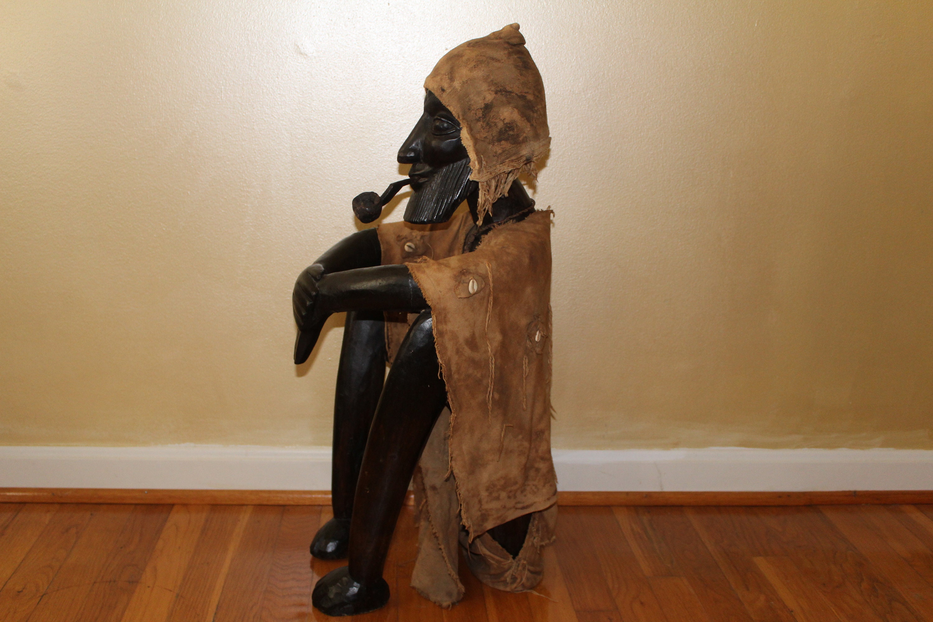 Antique Hand Carved Wood Bushman Statue From Mali - Etsy