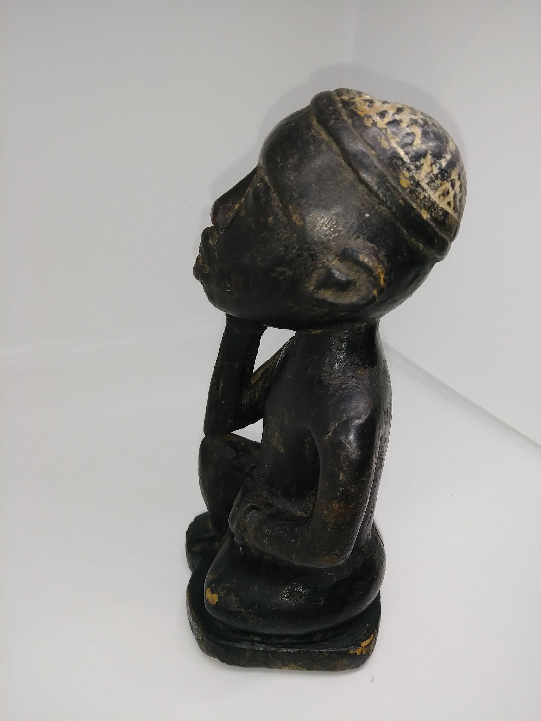 Antique Hand Carved Wood Statue by West African Artisans - Etsy